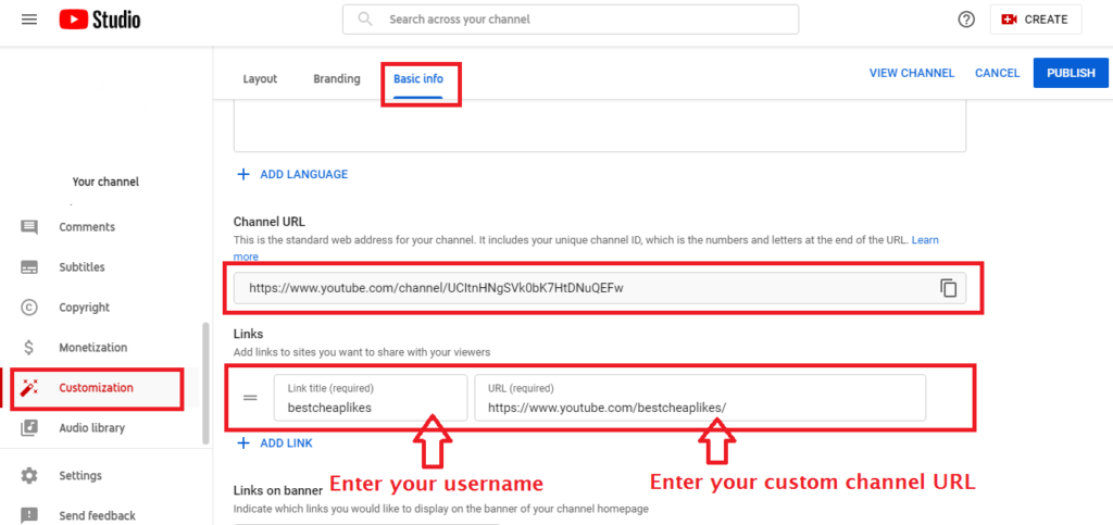 How to get a custom Youtube channel username? - BestCheapLikes